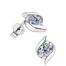 Rougemont Jewellery Earrings 'Funkelnde Moissanit Ohrstecker mit Echtheitszertifikat' female Silver size One Size