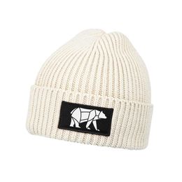 Neverless Beanie 'B&auml;r Lineart Polygon' male Beige size Onesize