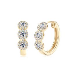 Rougemont Jewellery Earrings 'Funkelnde Moissanit' female Gold size One Size