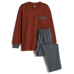 Haasis Bodywear Pyjama lang Herren Gr&ouml;&szlig;e M bunt