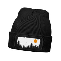 Neverless Beanie 'Braumkette' male Black size Onesize
