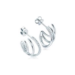 Rougemont Jewellery Earrings 'luxurious moissanite' female Silver size One Size