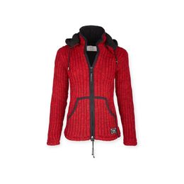 Thc Natural Line Knit Cardigan 'THC 715' female Red size XL