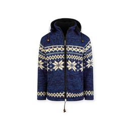 Thc Natural Line Knit Cardigan 'THC 605' female Blue size M