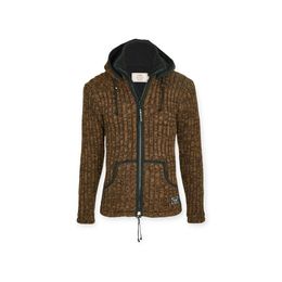 THC Natural Line Strickjacke '718' Damen Gr&ouml;&szlig;e S braun