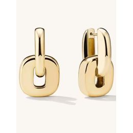 Rougemont Jewellery Earrings 'Zweiteilige Creolen Ohrringe Trend' female Gold size One Size