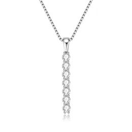 Rougemont Jewellery Necklace 'Funkelnde Moissanit Halskette' female Silver size 45 cm