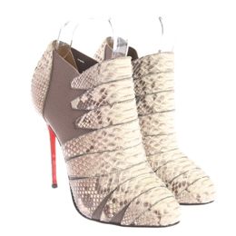 Christian Louboutin Stiefeletten Damen Größe 37 Second Hand beige