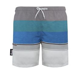 Luvanni Badeshorts 'Boardshorts Style 600 Streifen' Herren Größe L blau