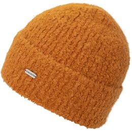 Beanie Chillouts "Esther Hat", Damen, orange, Obermaterial: 100% Polyester, unifarben, Mützen, mit seitlichem Chillouts Label, aus leichtem Material