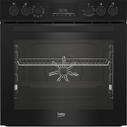 Beko Elektro-Herd-Set, Energieeffizienz: A+ (A+++-D), schwarz, Herdsets, AeroPerfect