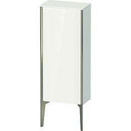 Duravit XViu Halbhochschrank XV1305RB230 40x24x89cm, schwarz matt, Tür rechts, Eiche natur