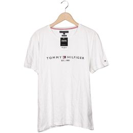 Tommy Hilfiger T-Shirt Herren Gr&ouml;&szlig;e XL Second Hand wei&szlig;