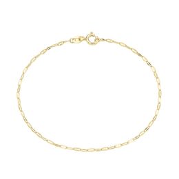 Armband Luigi Merano "fantasieförmig mit diamantierten Gliedern, Gold 375", gold, Armbänder, Damen, 19cm, Gelbgold 375