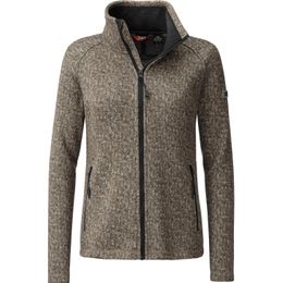 Fleecejacke LPO "Fleecejacke Lovis", Damen, Gr. 36/38 (M), whisper weiß, 100% Polyester, regular fit, Jacken