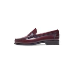 Loafer Henry Stevens "Hunter M PL", Herren, Gr. 43, rot (bordeaux), Kalbsleder, Schuhe Loafer