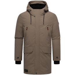 STONE HARBOUR Herren Wintermantel "Kitraan XX"braun, Gr. XXL, Obermaterial: 100% Polyester; Innenfutter: 100% Polyester; Wattierung: 100% Polyester;