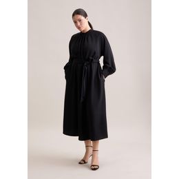 Sommerkleid Seidensticker "Schwarze Rose", Damen, Gr. 6XL (52), Normalgrößen, schwarz, 100% Polyester, unifarben, Kleider, 1/1 Uni