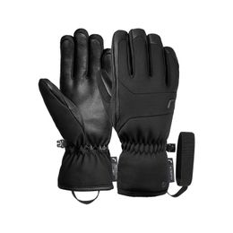 Skihandschuhe Reusch "Mesa R-TEX XT", Damen, Gr. 6,5, schwarz, 41% Polyester, 27% Wolle, 15% Ziegenleder, 14% Polyamid, 3% Elasthan, mehrfarbig, Handschuhe, mit wasser- und winddichter R-TEX XT-Membran