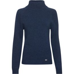 Geiger Stehkragen-Pullover Jeansblau (Gr&ouml;&szlig;e: M)