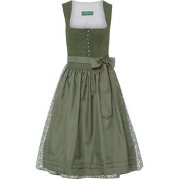 Country Line Midi Dirndl Oliv/Helloliv (Gr&ouml;&szlig;e: 46)