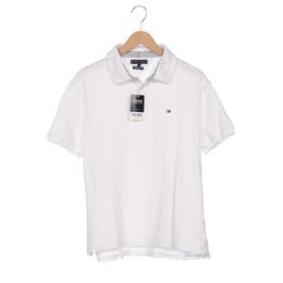 Tommy Hilfiger Poloshirt Herren Größe L Second Hand weiß