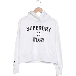 Superdry Kapuzenpullover Damen Größe M Second Hand weiß