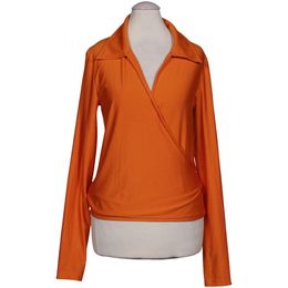 WEEKDAY Bluse Damen Größe S Second Hand orange