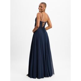 LUXUAR Fashion Abendkleid ' ' Damen Größe 44 marine Winterkleid