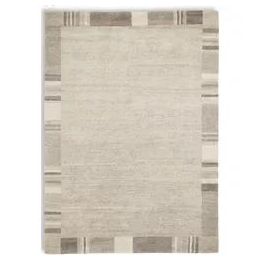 Teppich OCI DIE TEPPICHMARKE "Davina Kimit" Gr. 31, beige (natur), B:140cm H:8mm L:200cm, Wolle, Teppiche, handgeknüpft, Wohnzimmer