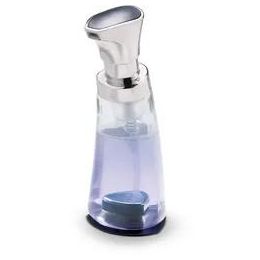 Seifenspender Cuisipro, silber (silberfarben), Kunststoff, Dosierspender, Spülmittelspender, Glas in konischer Form