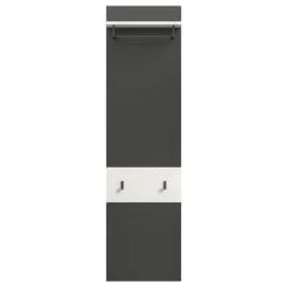 Garderobenpaneel Inosign, basalt grau nb, weiß nb, B:45cm H:165cm T:29cm, Garderobenpaneele, Paneel, Wandboard, Garderobe, Garderobenleiste, Garderobenboard