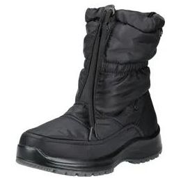 Snowboots Josef Seibel "Josef Seibel Stiefel Lederimitat/Textil", Damen, Gr. 38, schwarz, Lederimitat, Textil, Schuhe