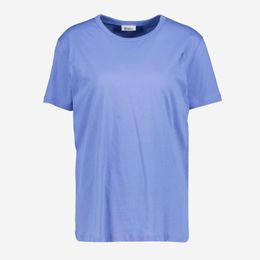 Schiesser Blaues T-Shirt mit Logo-Detail