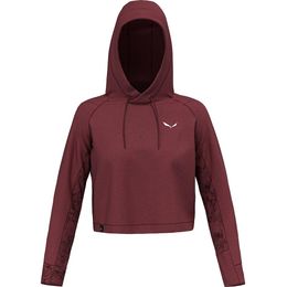 Salewa Funktionshoodie in Rot - 59% | Gr&ouml;&szlig;e 36 | Damen-sweatshirts-jacken