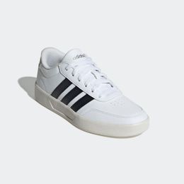 Sneaker adidas Sportswear "BREAKNET 3.0", Gr. 37, schwarz-weiß (cloud weiß, core schwarz, silber metallic), Synthetik, Schuhe