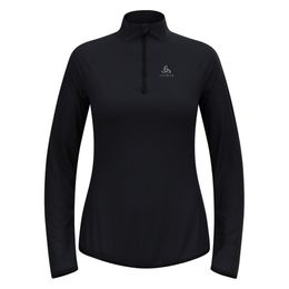 Odlo Zeroweight Mid Layer 1/2 Zip Bekleidung Damen schwarz