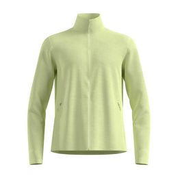 Odlo Grid Fleece Midlayer Full Zip Bekleidung Herren grün