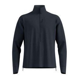 Odlo Grid Fleece Mid Layer 1/2 Zip Bekleidung Herren schwarz