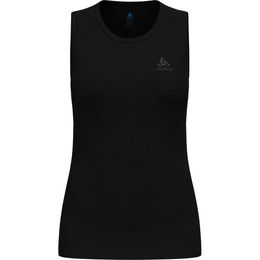 Odlo Merino 160 BL Top Crew Neck Singlet Bekleidung Damen schwarz M