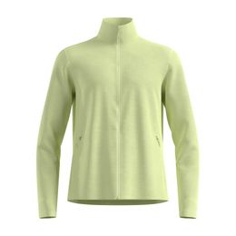 Odlo Grid Fleece Midlayer Full Zip Bekleidung Herren grün