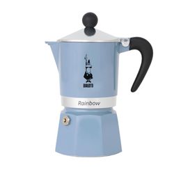 Bialetti Primavera Rainbow Espressokocher blau, 6 Tassen
