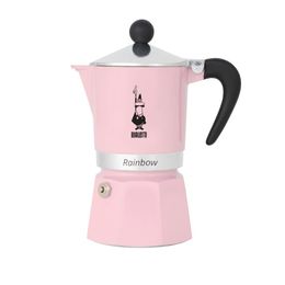 Bialetti Primavera Rainbow Espressokocher rosa 6 Tassen