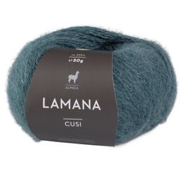 Cusi von lamana, Basaltblau, aus Alpaka