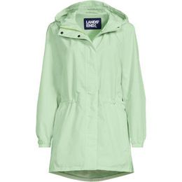 LANDS' END Wasserdichte Regenjacke mit Packfach, Damen,  Grün, Polyester, by Lands' End