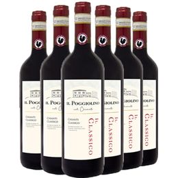 Il Poggiolino Classico Chianti Paket 2023 Trocken - Toskana &ndash; Probierpaket DOCG
