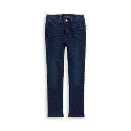 Tom Tailor Jungen Slim Fit Jeans mit Stretch, blau, Uni, Gr. 110