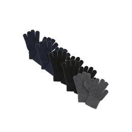 CeLaVi Handschuhe 'Magic' Jungen Gr&ouml;&szlig;e M/XL grau / schwarz