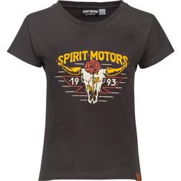 Spirit Motors Native Jodie Damen T-Shirt schwarz XL - Motorradbekleidung - Freizeitbekleidung - T-Shirts
