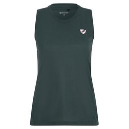 Funktionsshirt Ziener "NARZISSA-Z", Damen, Gr. 34, schwarz jungle, Obermaterial: 94% Polyester, 6% Elasthan; Obermaterial 2: 87% Polyester, 13% Elasthan, Shirts